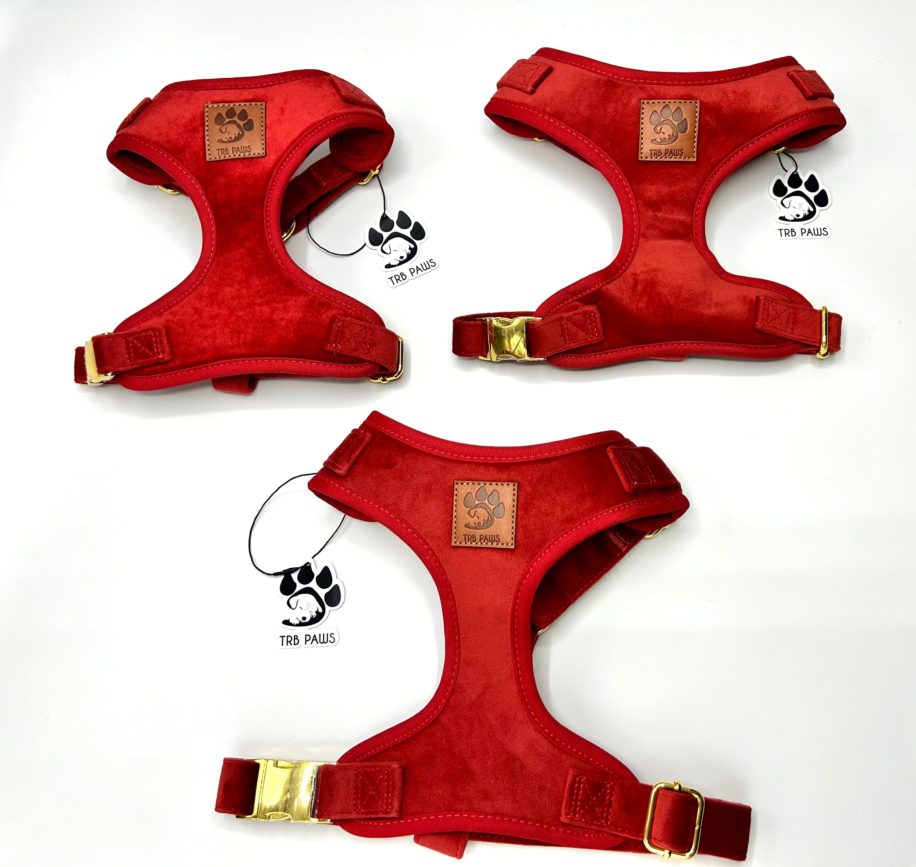 RED VELVET HARNESS – trbpaws